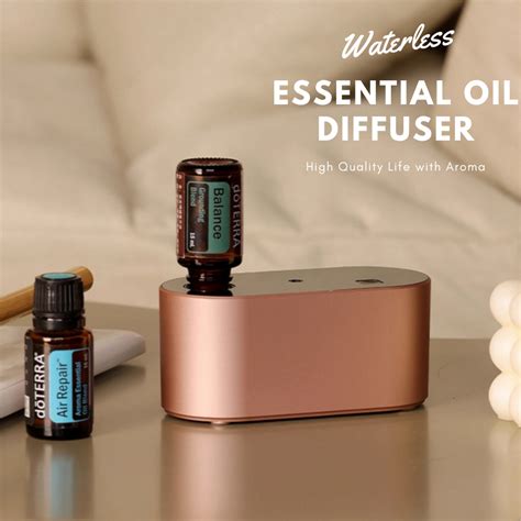 Waterless Diffuser Essential Oil Home Diffuser For Young Living Essential Oil Aromatherapy