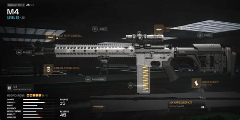 Best M4 Jak Harbinger Loadout In Cod Mw3 And Warzone