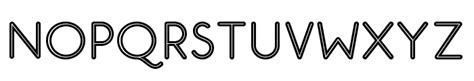 Monopolix Rounded Bold Inline Font Decorative Display Mode What Font Is