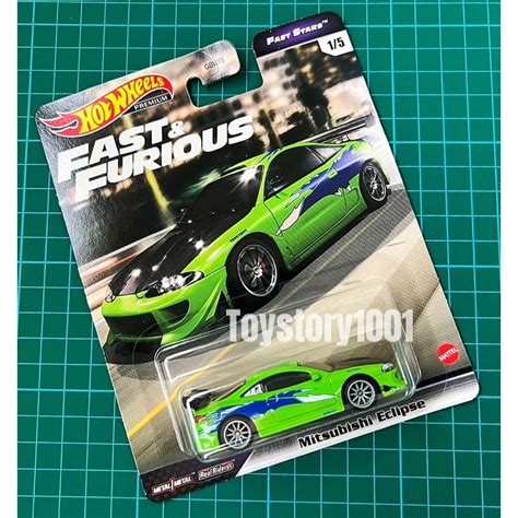 Ready Stock Hot Wheels Fast And Furious Mitsubishi Eclipse Green Colour