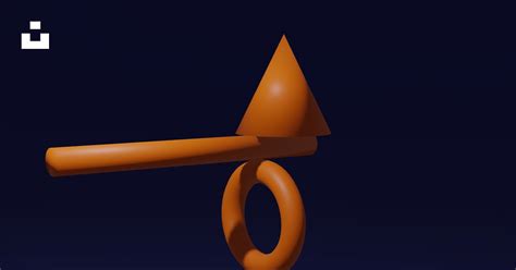 파란색 배경에 주황색 개체의 3d 이미지 사진 Unsplash의 무료 번역하다 이미지