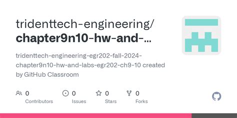 Github Tridenttech Engineeringchapter9n10 Hw And Labs Dasch Bot