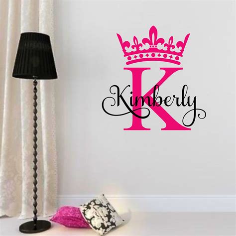 Monogram Crown Decal Full Crown Monogram Decal