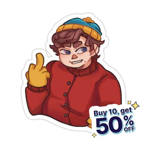 Eric Cartman Sticker South Park Sticker For Sale By Lillastarr в 2024 г