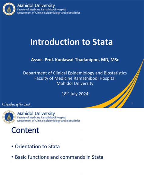 Introduction To Stata 2024 06 18 Handout Pdf Command Line Interface Microsoft Excel
