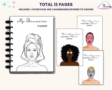 Skincare Planner Printable Skincare Routine Skincare Tracker