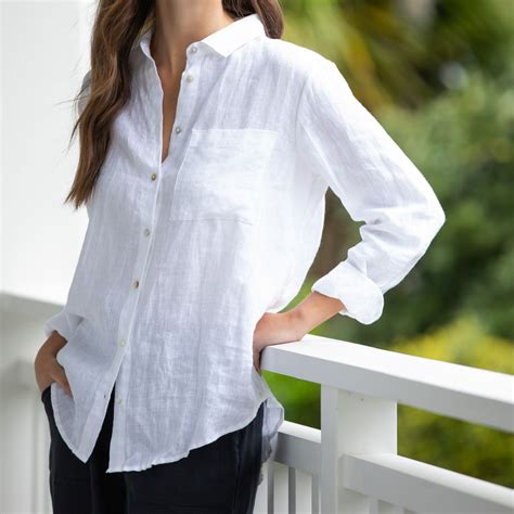 Journey Linen Shirt Cotton Shirts Women Linen Shirt Fashion Outfits