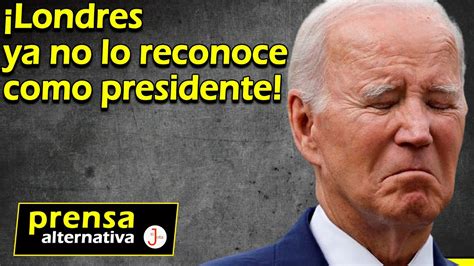 Lo último Biden fue toreado por los británicos YouTube