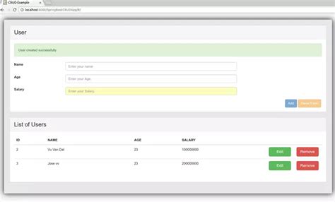 Spring Boot Angularjs Spring Data Jpa Crud App Example