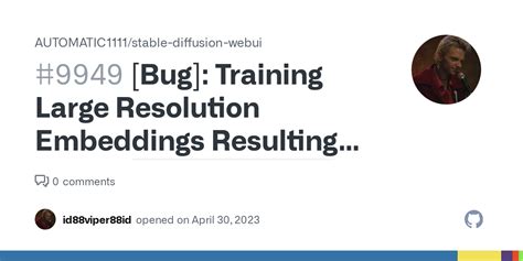 [bug] Training Large Resolution Embeddings Resulting In The `error Darray Dimension Length