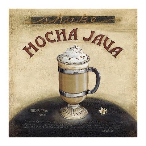 Mocha Java Prints Lisa Audit Allposters Giclee Print Oil