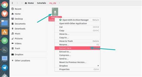 How To Unzip Files In Ubuntu Other Linux Terminal Gui