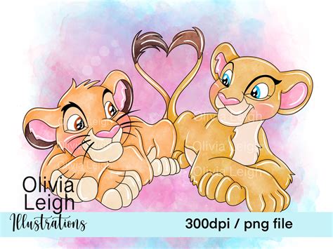 Lion King Simba Nala Fan Art Clipart Clip Art T Shirt Wall Art Porn Sex Picture
