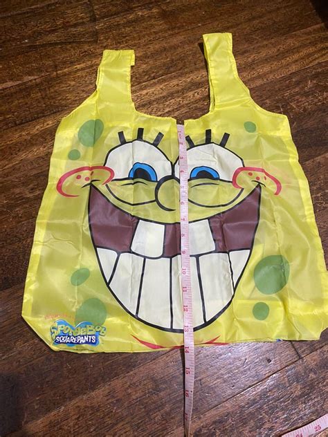 Spongebob Foldable Ecobag Hobbies And Toys Travel Travel Essentials And Accessories On Carousell