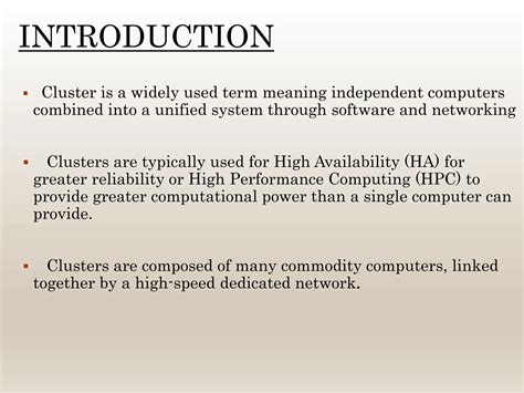 Cluster Computing Pptpptx