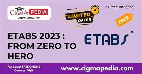 Etabs From Zero To Hero Cigma Pedia