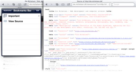 Comment Voir Le Code Source D Une Page Web Depuis Safari Mobile IPhone IPad IPod Touch GuiM Fr