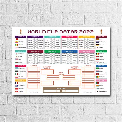 Free Printable World Cup Wall Chart Download Free Printable World Cup