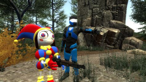 Pomni Gun Practice By Awesomeblasto On Deviantart