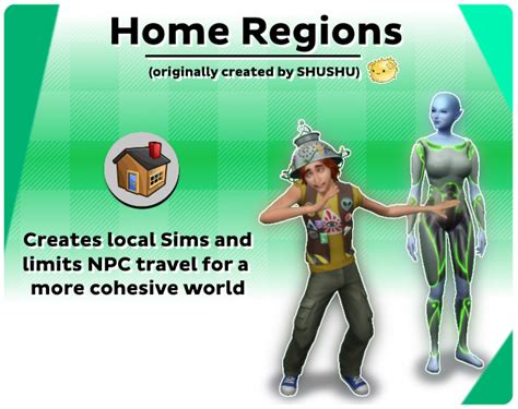 Assign Townies To Worlds Home Regions By Kuttoe