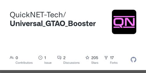 GitHub QuickNET Tech Universal GTAO Booster
