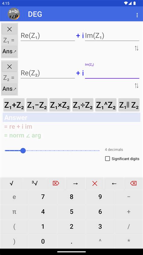 Easy Complex Number Calculator App On Amazon Appstore