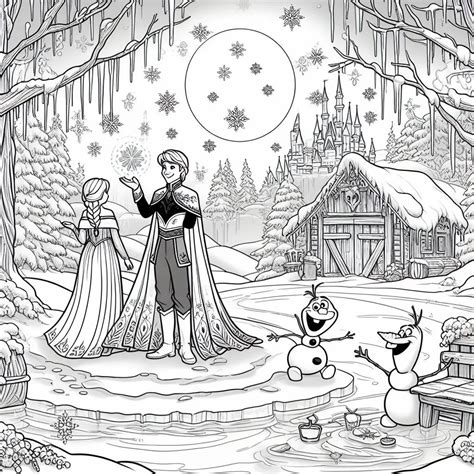 Frozen Para Colorir