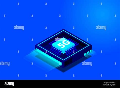 5g Network Processor Illustration Mobile Wireless Internet Of Next