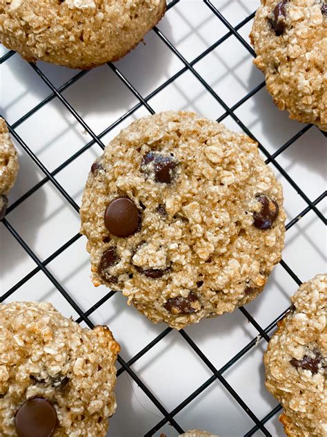 Healthy Oatmeal Chocolate Chip Cookies Balanced With Britt