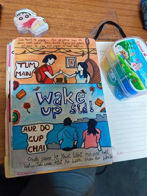 Wake Up Sid Drawing In 2024 Wake Up Sid Old Film Posters Old Films