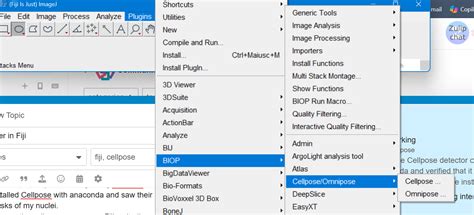 Cellpose Wrapper In Fiji Usage And Issues Imagesc Forum