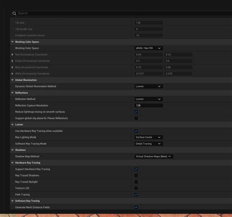 noisy shadows ue5 high engine scalability r unrealengine