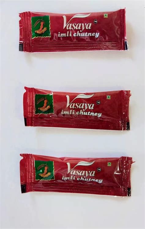 Vasaya Poly Laminated Imli Chutney Tamrid Chatpatta Imli Paste Pouch 3