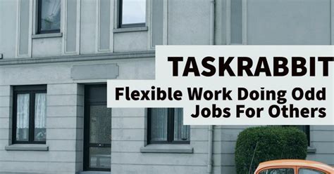 TaskRabbit Review Flexible Work Doing Odd Jobs