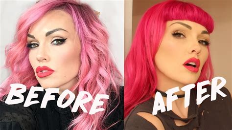 How To Get Bettie Page Inspired Hair And Bangs Youtube