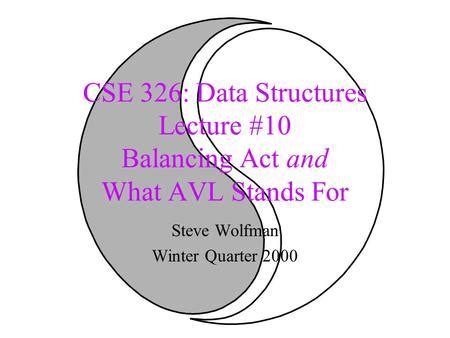 CPSC 221 Algorithms And Data Structures Lecture 6 Balancing Act Ppt