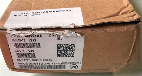 Philipsnxp P89v51rd2fn 8051 Series Microcontroller Nxp Philips At