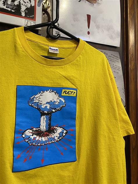 Fuct Nuke Mushroom Cloud Comic Graphic Tee Grailed