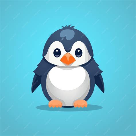 Premium Vector Cute Penguin Cartoon Vector Illustration