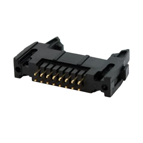 Comprar Conector Box Header Passo 2 54mm 16 Vias 180° Com Ejetor A