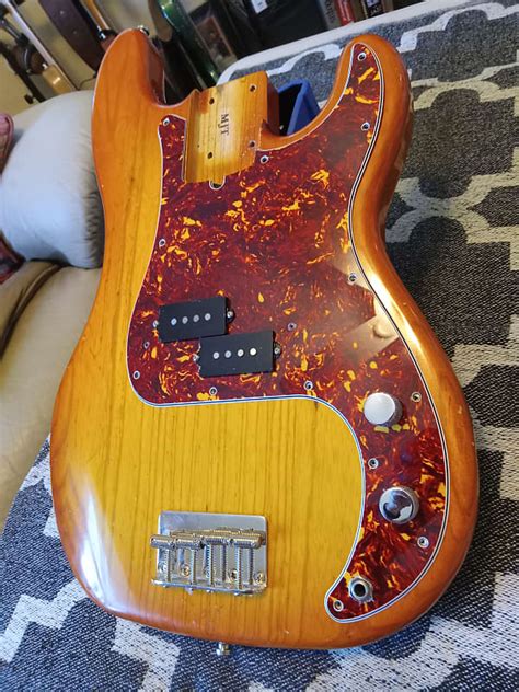 Mjt Precision Bass Body 2000s Cherry Sunburst Reverb