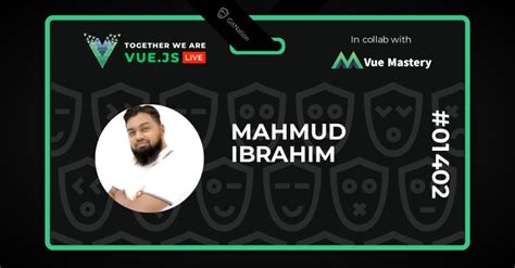Mahmud Ibrahim On Linkedin Check Out My Badge And Claim Your Free Vuejs
