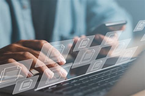 Online Documentation Database And Document Management System Concept
