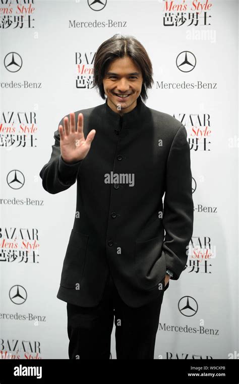 Hong Kong Actor Stephen Fung Arrives For An Award Ceremony By Bazaar