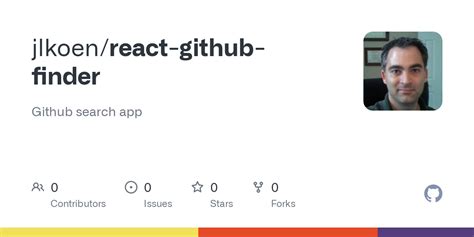 Github Jlkoenreact Github Finder Github Search App