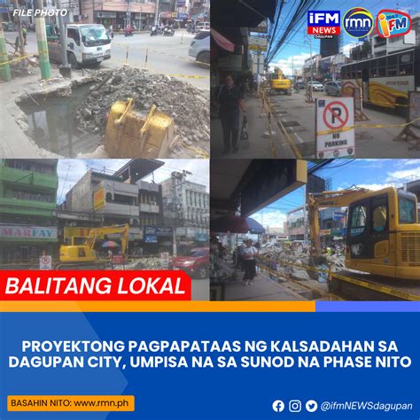 PROYEKTONG PAGPAPATAAS NG KALSADAHAN SA DAGUPAN CITY UMPISA NA SA