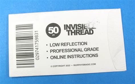 50 Feet Of Stripped Invisible Thread Winklers Magic Warehouse