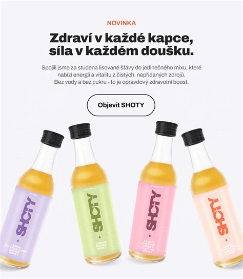 Shoty Prémiové Zázvorové Shoty Pro Zdraví A Vitalitu