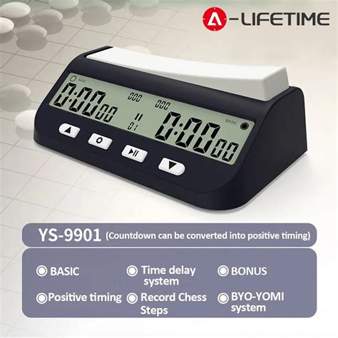 Digital Chess Timer Professional Chess Clock Multifunctional Digital Watch Accurate Count Up