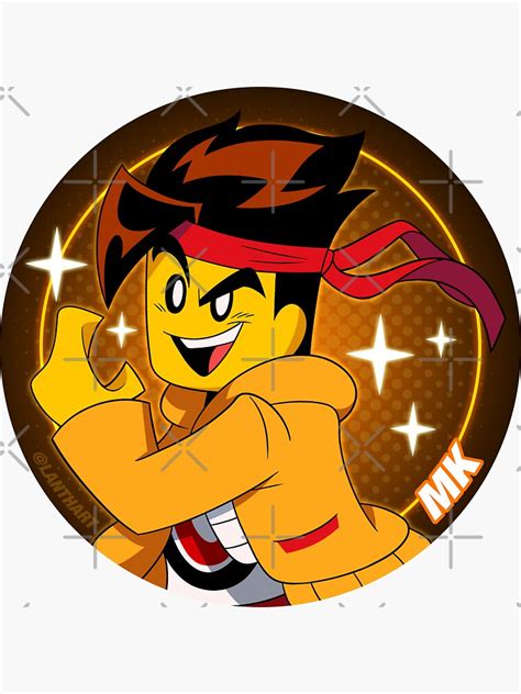 Mk Sticker For Sale By Lanthart Redbubble